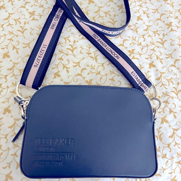 Ted Baker | Bags | Ted Baker Crossbody Blue | Poshmark